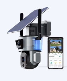 4G Solar Camera with SIM Card | HD 4MP | 10X Optical Zoom | Low Power